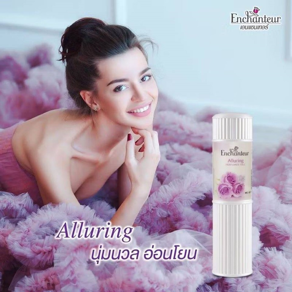 3x100g Perfumed Body Talcum Powder Enchanteur Romantic Charming ...