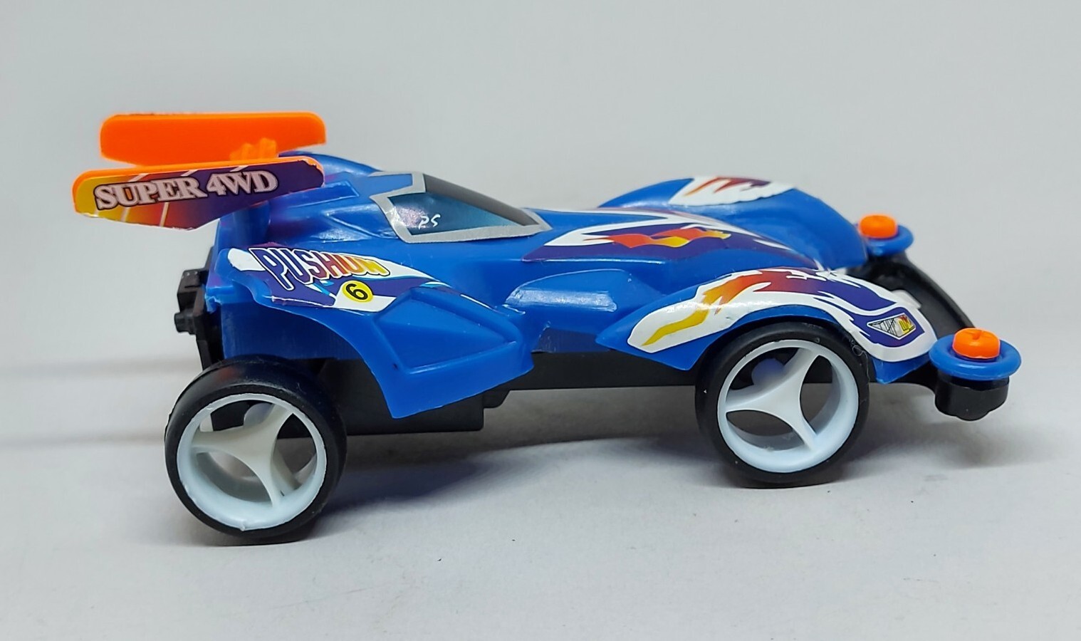 Mini Super 4WD Assembled Race Car Pull & go Spin pushun Cobra ...