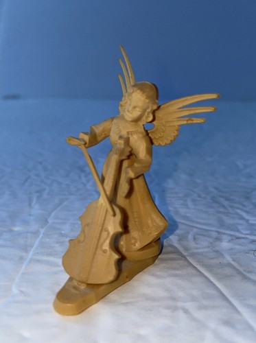 Miniature Angel Figurine Vintage Made In West Germany Plastic Violin | eBay