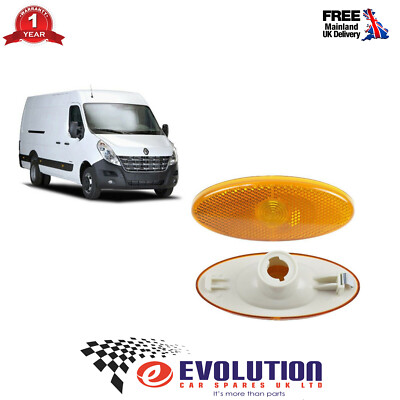 Side Door Markers Lamp Fits Renault Master Vauxhall Movano B 2010 On ...