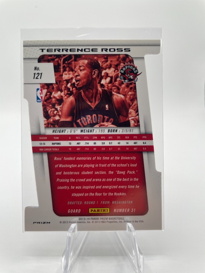 2013-14 Panini Prizm Terrence Ross Purple Prizm Die-Cut /49 SSP | eBay