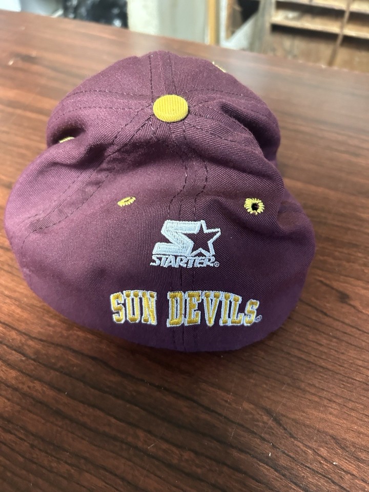Vintage Starter ASU Arizona State University Snapback Hat Made in USA ...