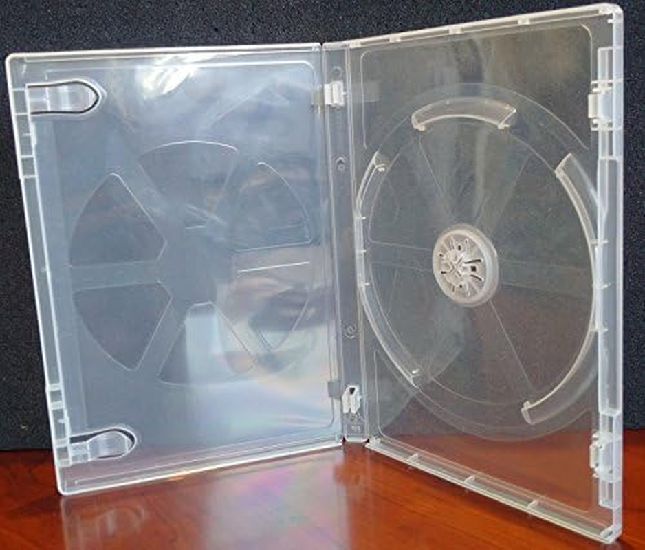 5 Pk New 14Mm DVD Case Super Clear Single Disc Eco-Box Solid Holder | eBay