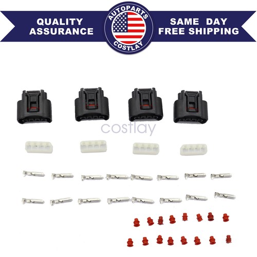 4-Pack Ignition Coil Plug Connector for Toyota Lexus Camry Yaris | eBay