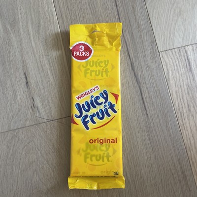 Juicy Fruit Gum 3 Pack 45 Sticks Total NEW and Sealed 1/25 | eBay