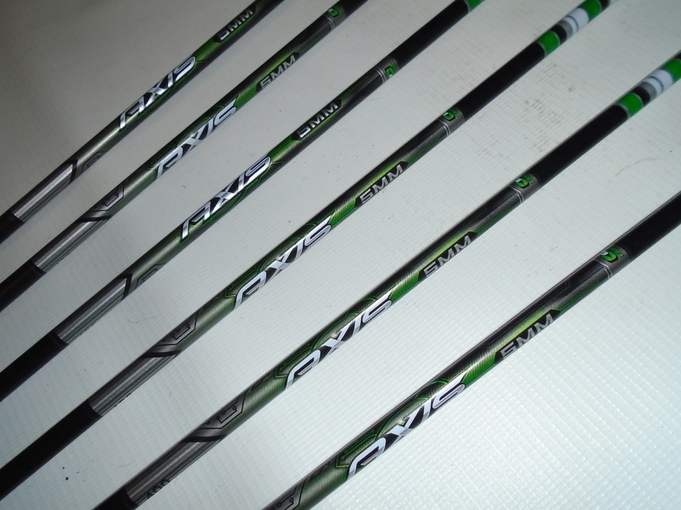 @NEW@ 6 Easton Axis 5mm 400 Carbon Hunting Arrows! Dip/Crested & Blazer ...