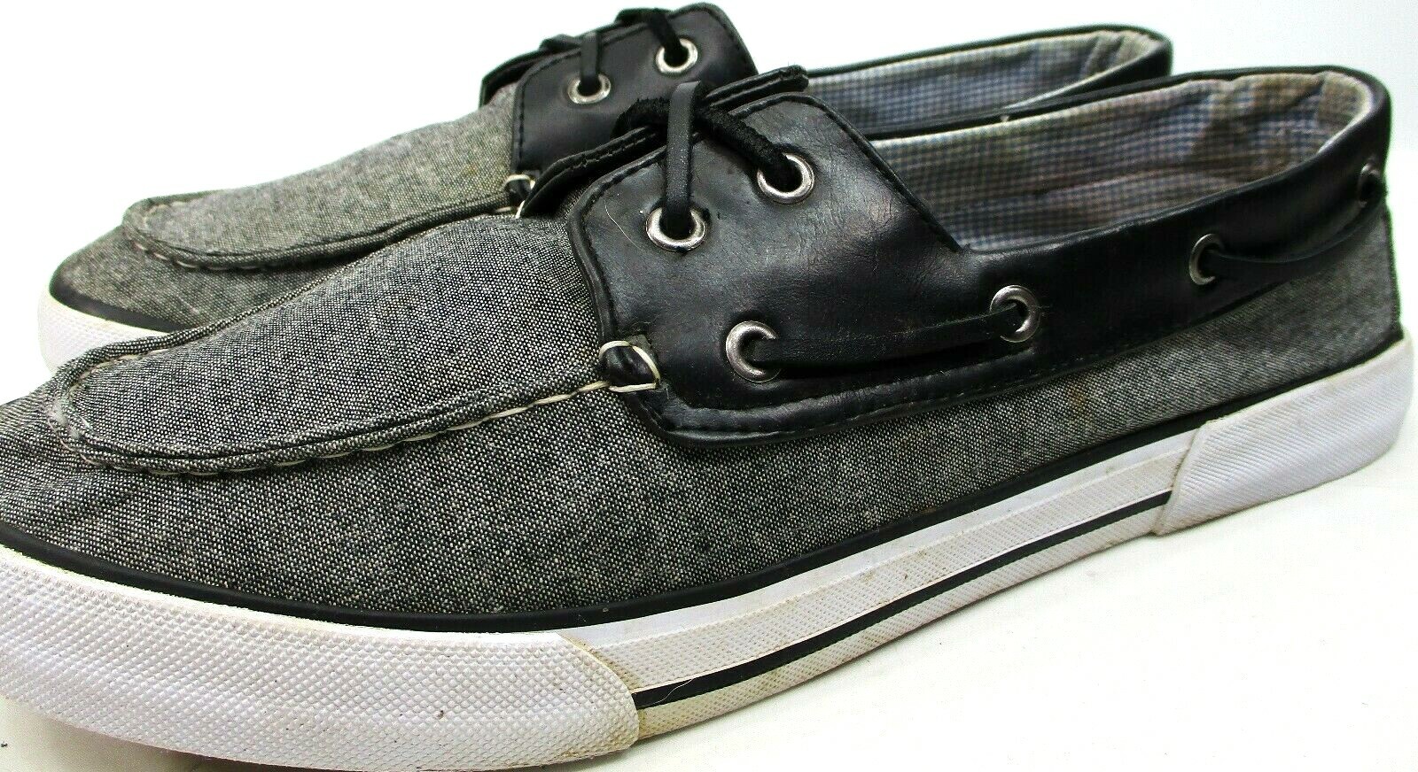 Robert David Men Dock Shoes Canvas Fabric Lined Cushi… - Gem