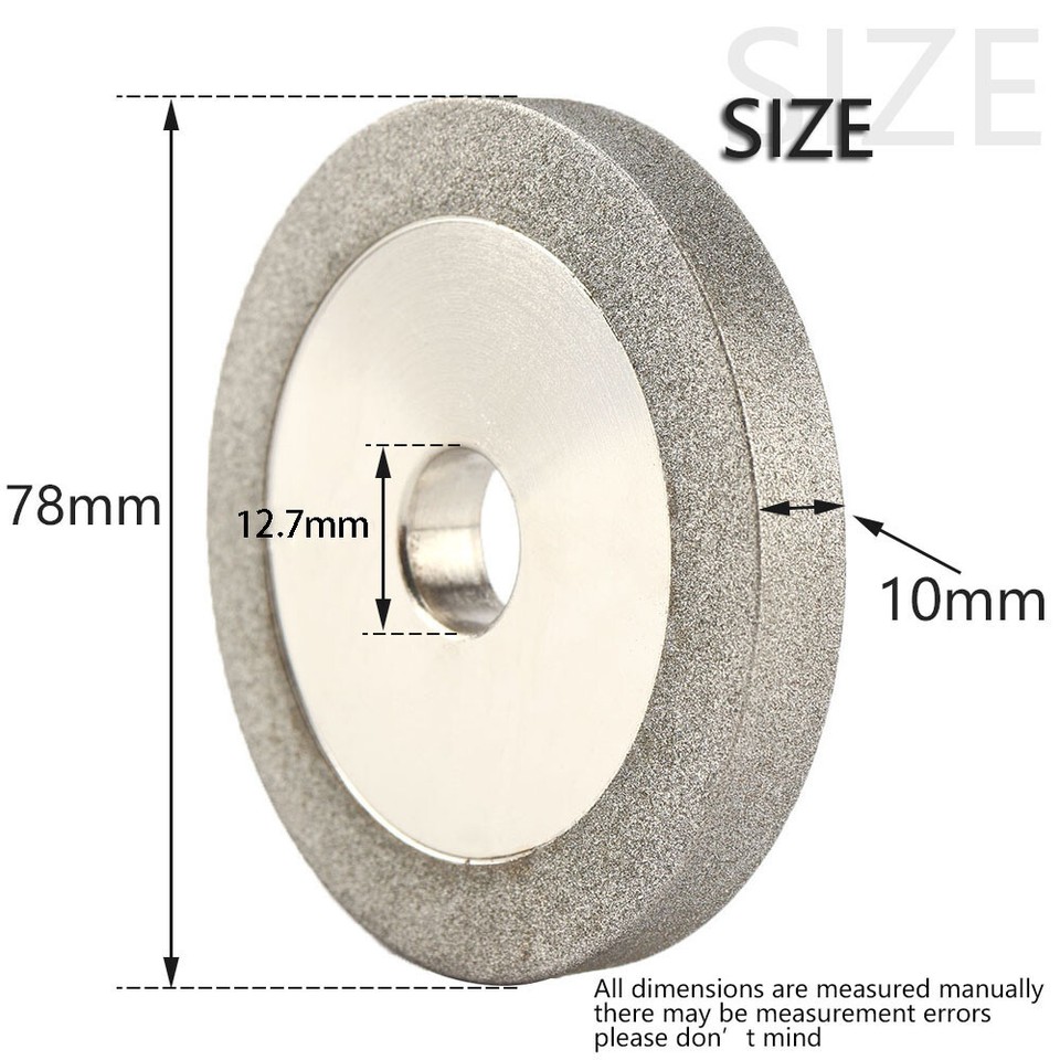 78MM Electroplated Diamond Grinding Wheel Carbide Grinder Disc Cutter ...