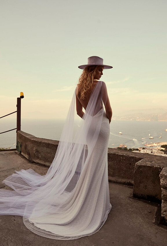 Wedding veil cape 60 photos - Astyledwedding.com