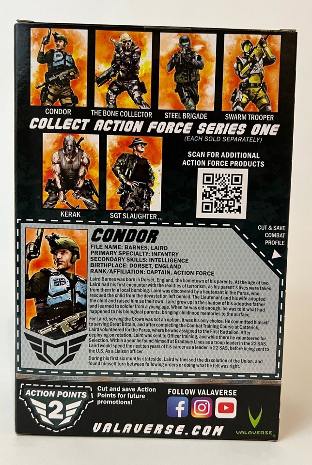 Valaverse Action Force CONDOR Series 01-01 Kickstarter Excl. In Sealed Box | eBay