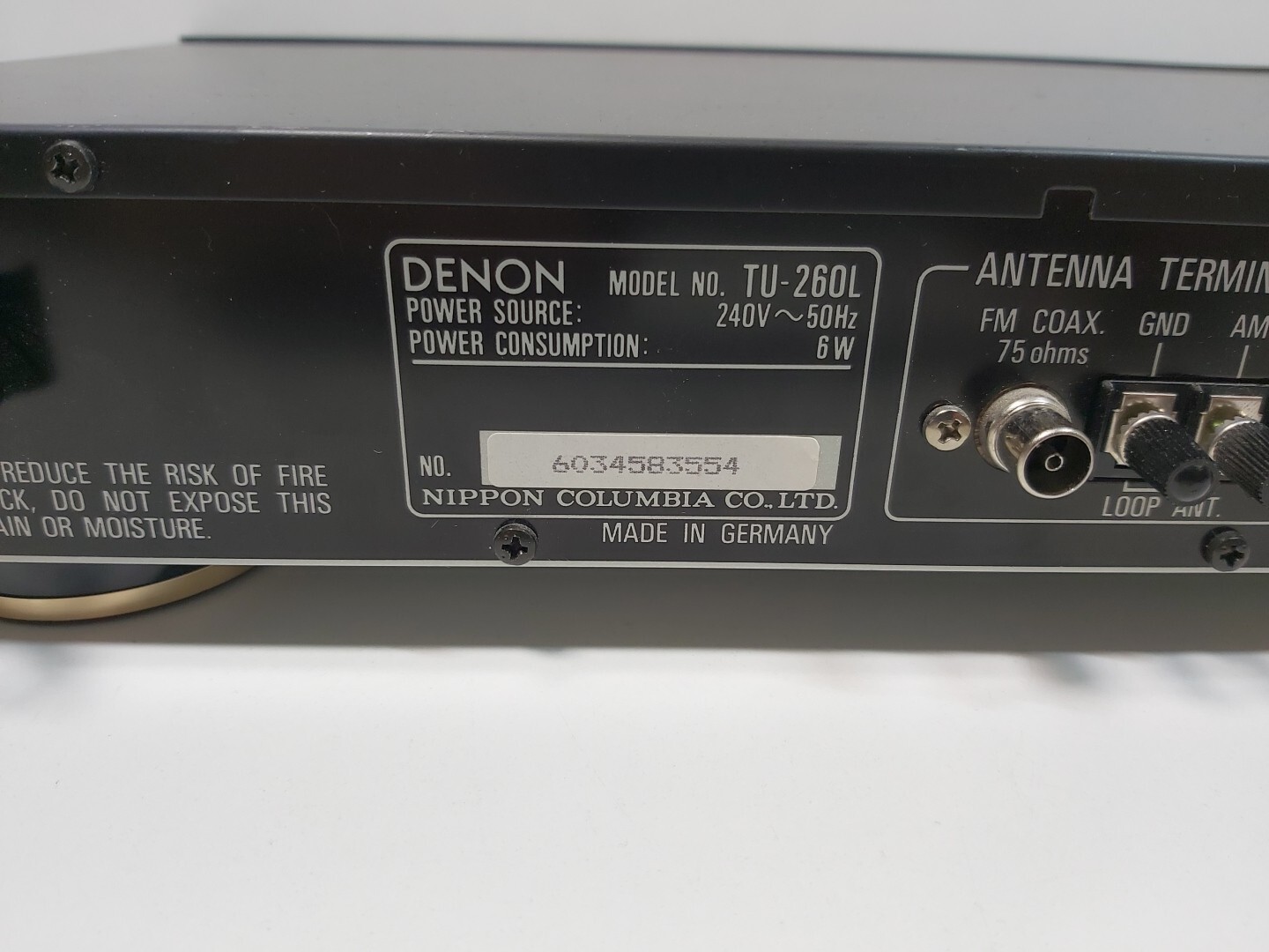 Denon TU-260L AM/FM Stereo Tuner Tested | eBay