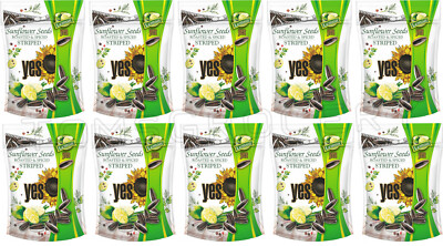 10 YES LEMON Flavor Spiced Roasted Sunflower Seeds European Snacks 150g ...