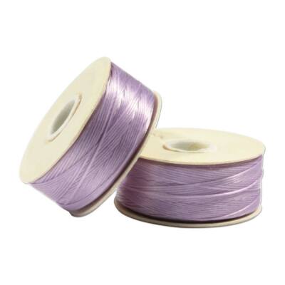 Nymo Beading Thread Size D Lilac 43925 (2 bobbins) Purple Waxed Nylon ...