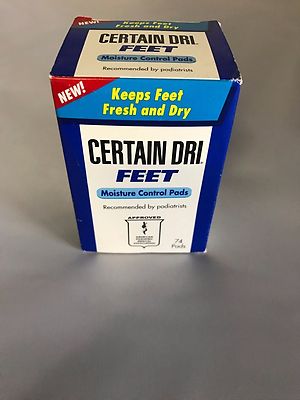 Certain Dri Feet, Moisture Control Pads, 74 Pads | eBay UK