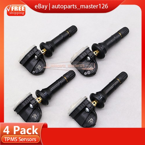 Set of 4 Snap-In TPMS for GM Tire Pressure Sensor 433MHz Kit 13512347 ...
