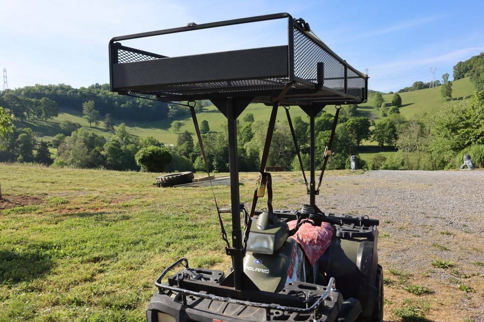 New Gear Gator ATV 4 wheeler Top Storage Cargo Hunting Rack & Basket ...