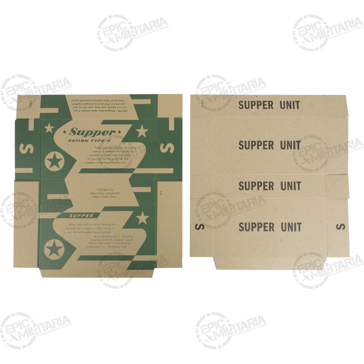 Repro WW2 US Morale K Ration 3 Pack - Reenactment Military Army Food ...