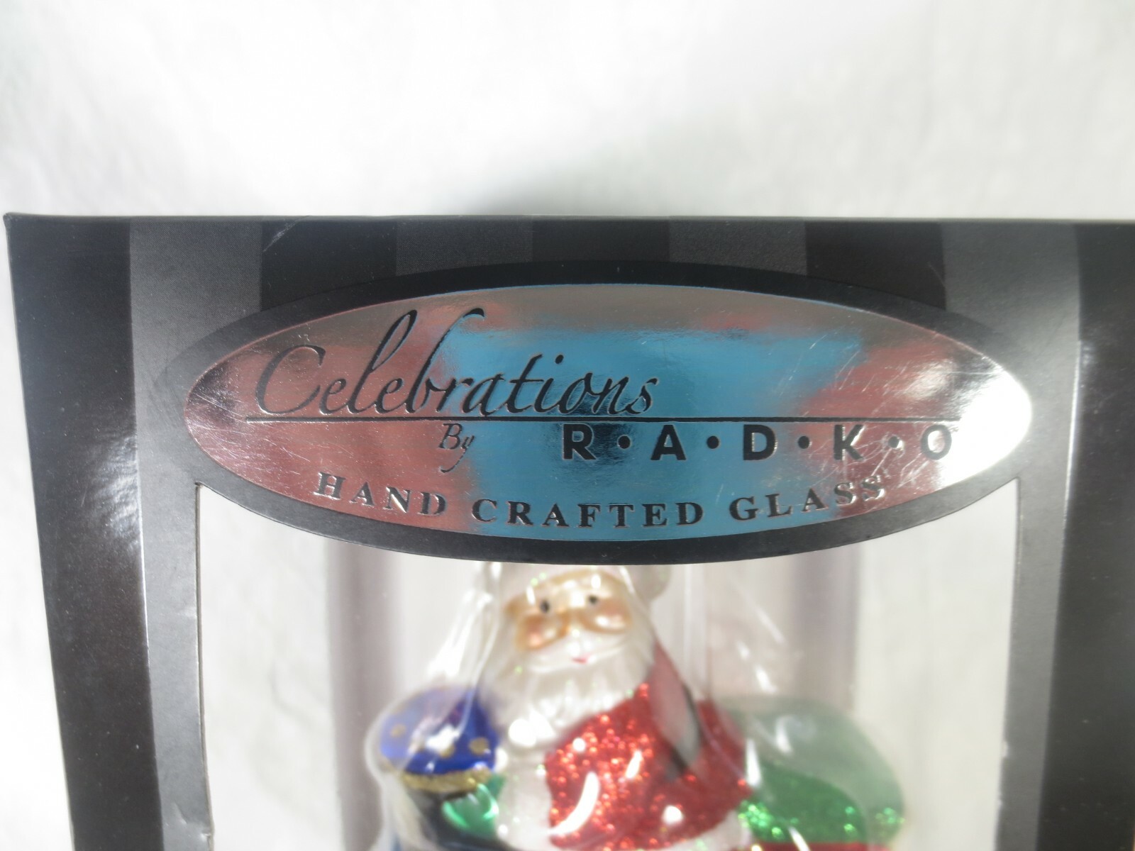 Christopher Radko Christmas Ornament Santa on a Train w Toys ~ 25th ...