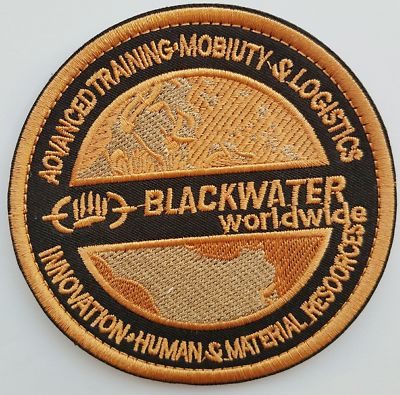 4" RARE CIA BLACKWATER WORLDWIDE OPERATOR TACTICAL HOOK PATCH DESERT ...