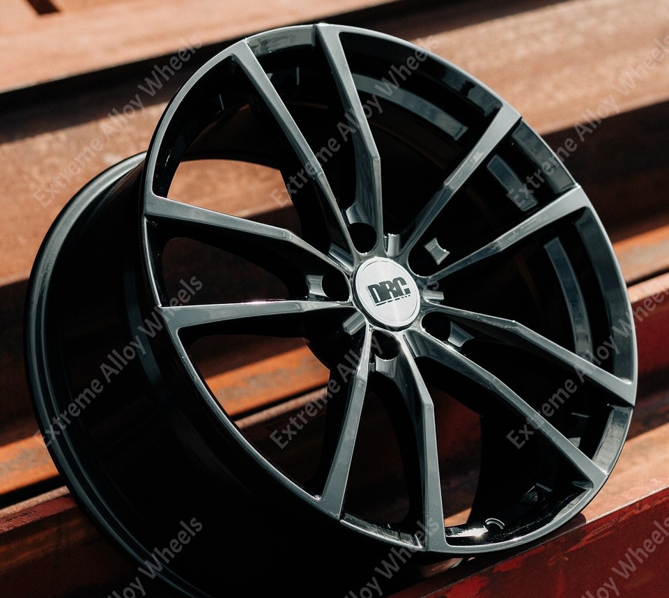 19" Black DGR Alloy Wheels Fits Volkswagen Transporter T3 T4 Van Camper ...