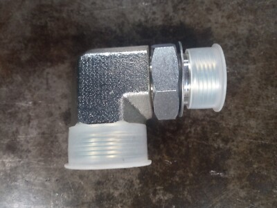 🇺🇸2x Gates 20MFF-16MB90 Male FF O-Ring to Male Boss 90 Bent Hydraulic ...