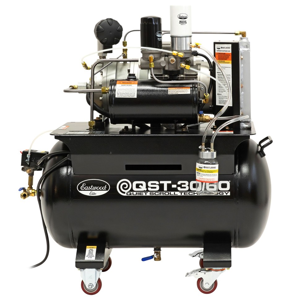 Eastwood Elite QST 30/60 Scroll Air Compressor with Quiet Technology | eBay