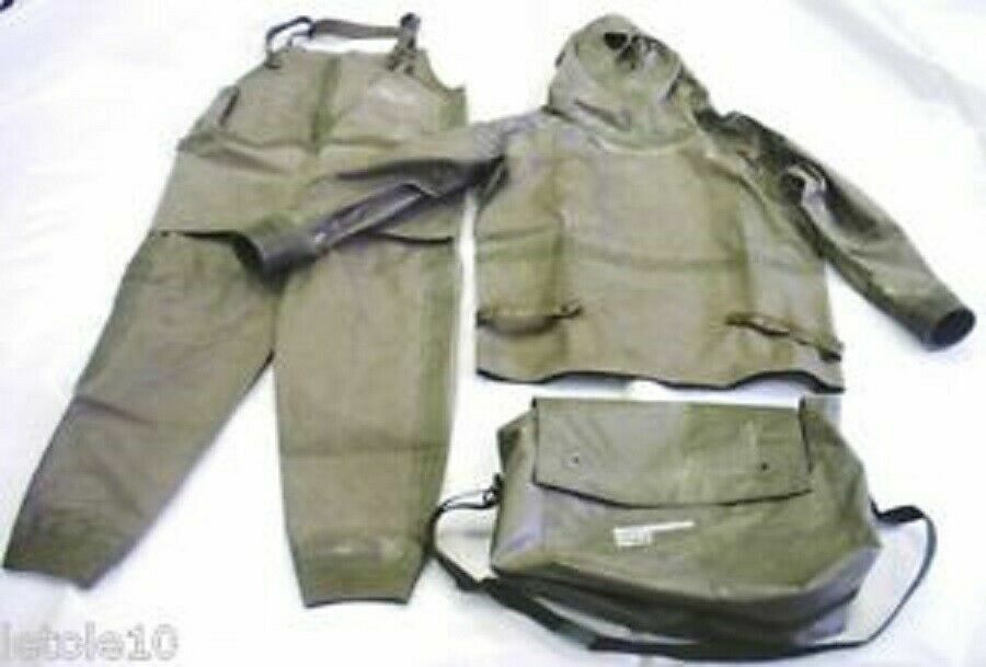 ORIGINAL BUNDESWERH ZODIAK NBC SUIT GERMAN HEAVY DUTY HAZMAT SET WITH ...