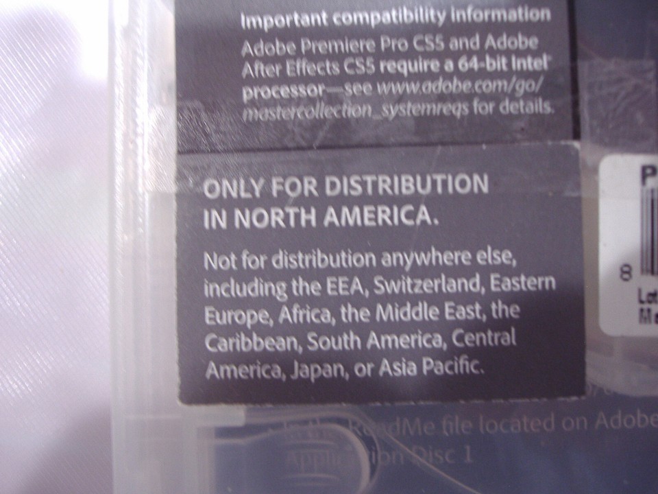 Adobe Creative Suite 5 CS5 Master Collection For MAC OS Full DVD ...