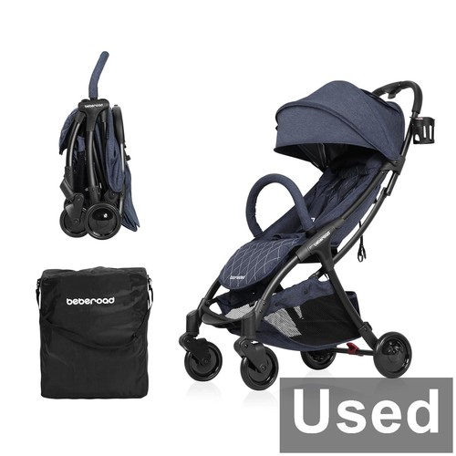 Beberoad Love R2 Foldable, Compact Stroller with Canopy, Denim Blue ...