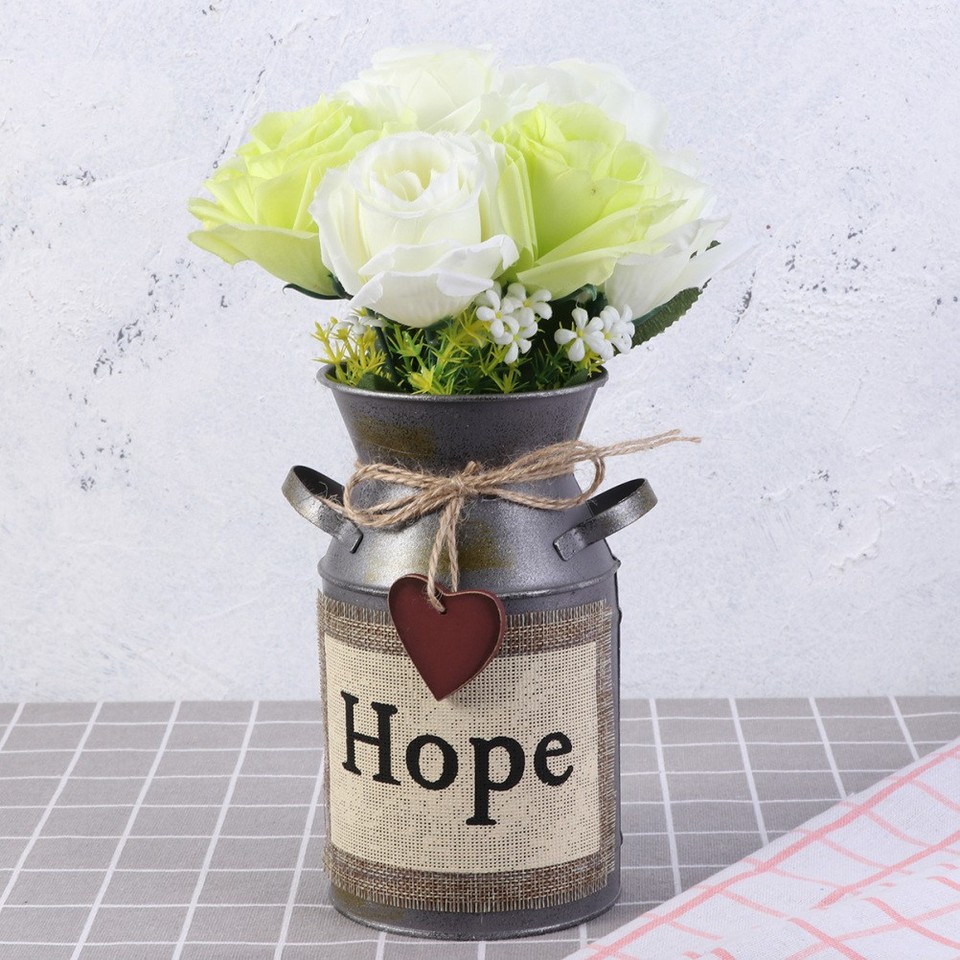 Flower Vase Home Decoration Rustic Farmhouse Country Holder Pitcher ...