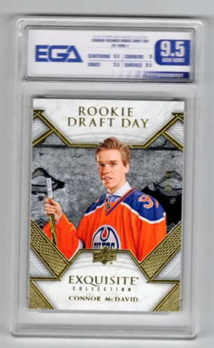 18-19 UPPER DECK EXQUISITE ROOKIE DRAFT DAY CONNOR MCDAVID 38/97 | eBay