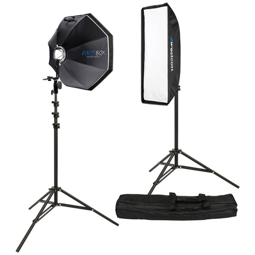 Westcott Rapid Box Portable Portrait Speedlite Kit for Small Flashes ...