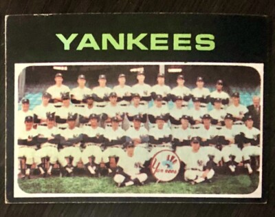 1971 Topps #543 New York Yankees Team EX-MT | eBay