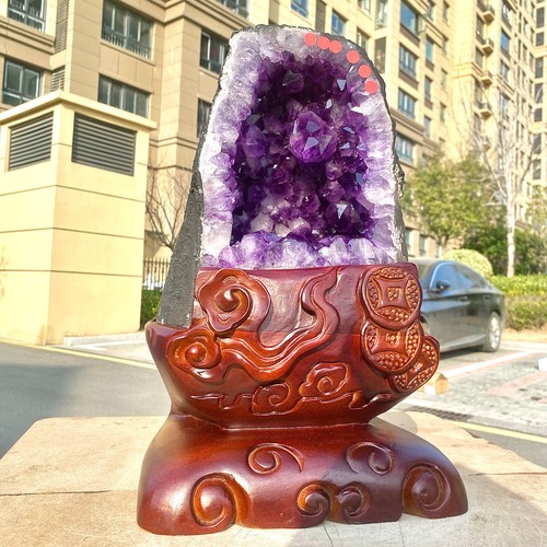 30.34LB Natural Brazilian Amethyst Crystal Cave Stone Cluster Quartz ...