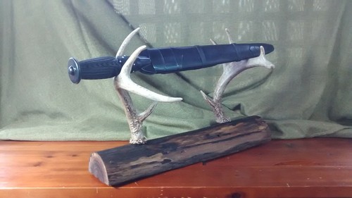 Deer Antler Black Walnut Base Shed Antler Display Stand out of stock | eBay