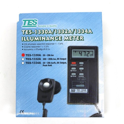 TES-1330A Digital Illuminance Light Meter 200 000 Lux Photometer ...