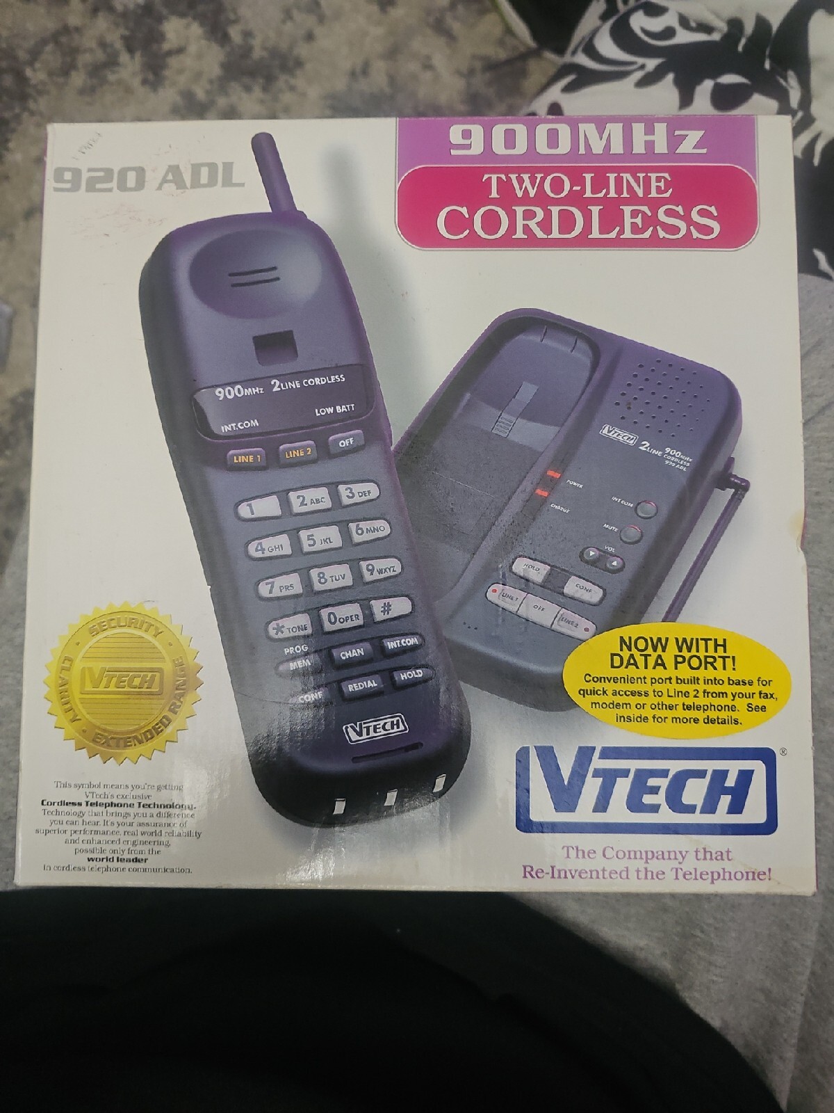 VTG 1997 VTech Cordless 920 ADL 900 mhz Speakerphone & Dual Keypad ...