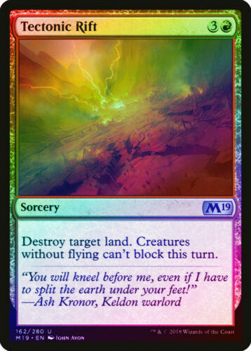 Tectonic Rift FOIL Magic 2019 Light Play LP MTG Magic DNA GAMES | eBay