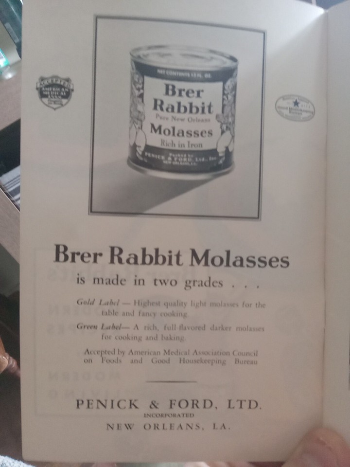 Vintage Brer Rabbit's Molasses Modern Recipes For Modern Living ...