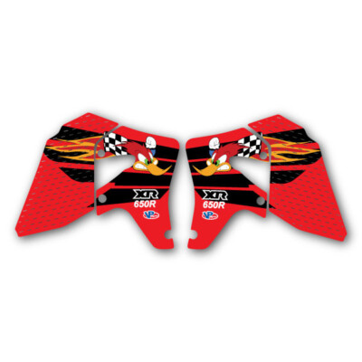 HONDA TEAM 2000-2009 XR 650 XR650 650R XR650R GRAPHIC KIT MX DECAL ...