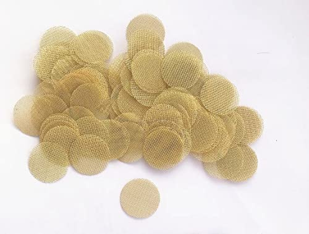 Brass Pipe Screens 3/4 inch Screens for Pipes- 100 Pack Pipe Filters ...