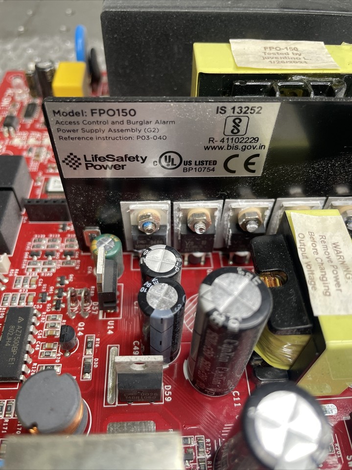 LifeSafety FlexPower AC Power Supply FPO150 12V 24V / LSP-FPO250/150 ...