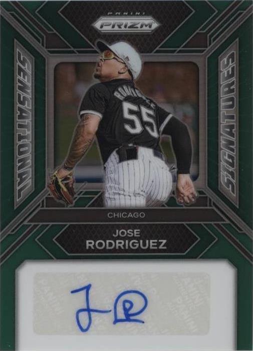 2024 Panini Prizm - Sensational Signatures Jose Rodriguez #SS-JR Green ...
