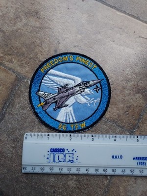 86 TACTICAL FIGHTER WING PATCH - FREEDOM'S FINEST 86 TFW PATCH + F-16 ...