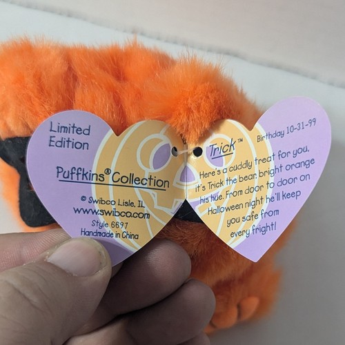 Vintage Puffkins Trick Limited Edition 1999 Swibco With tags 5 ...