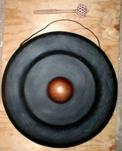 Gong Gamelan Java Bali Metal Boss Nipple 35in Large Teak Mallet ...