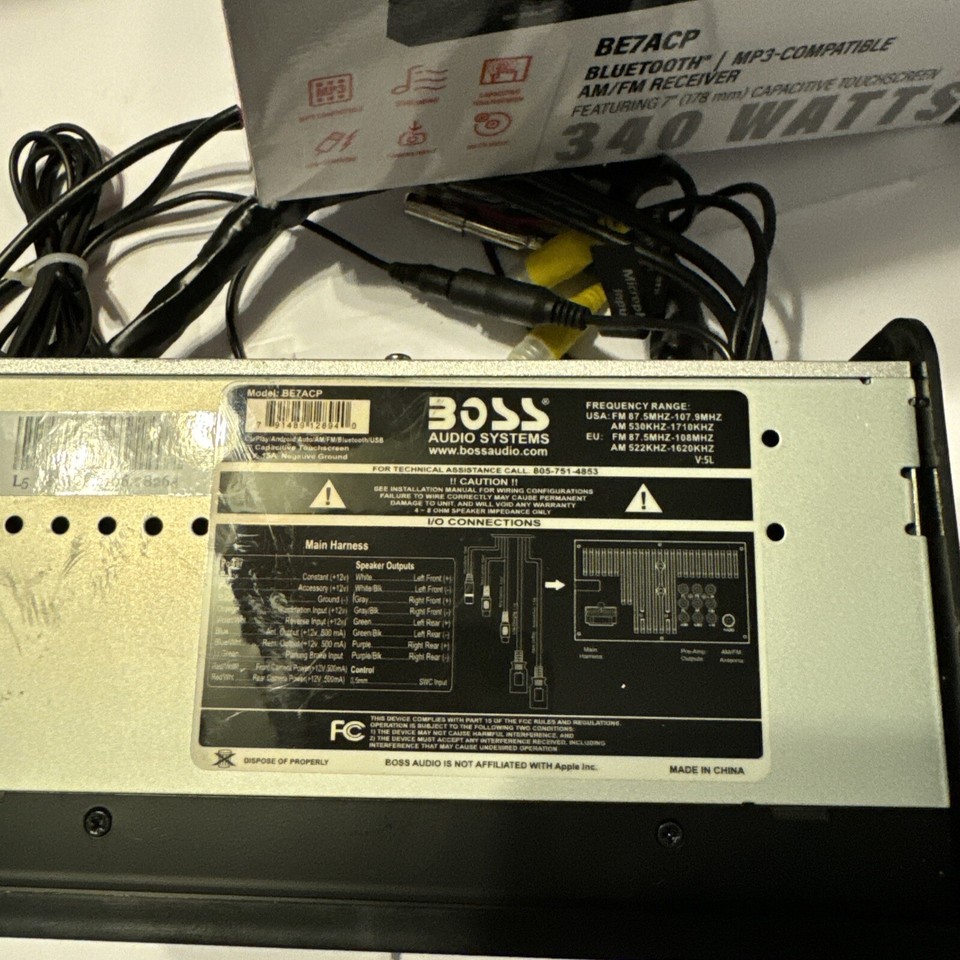 BOSS Audio - Audio Systems Elite BE7ACP CarPlay & Android Auto | eBay