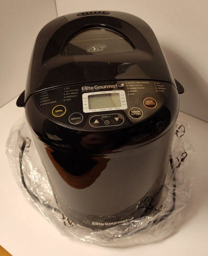 Elite Gourmet Maxi-Matic EBM8103B Programmable Bread Maker Machine, 3 ...