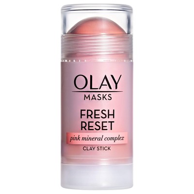 Olay Masks Fresh Reset Pink Mineral Complex Clay Stick Kaolin Clay ...