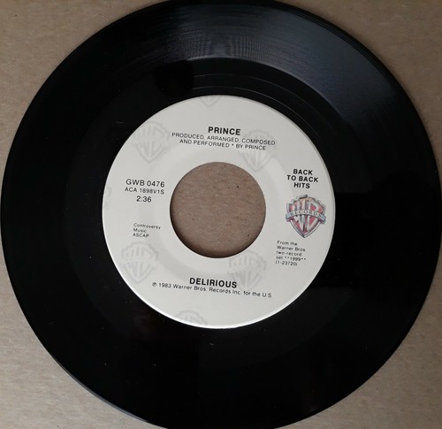 PRINCE DELIRIOUS / Let's Pretend We're Married back to back hits record ...